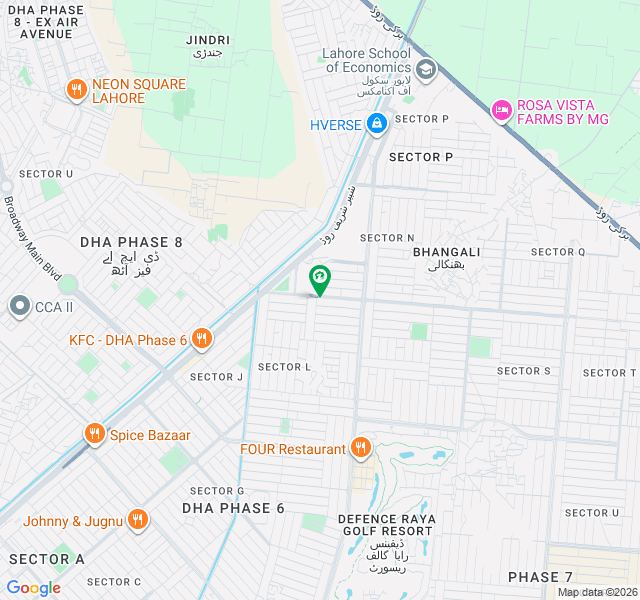 1 Kanal Road Level Plot on 100 Ft Road | Near DHA Raya | Next to Corner ...